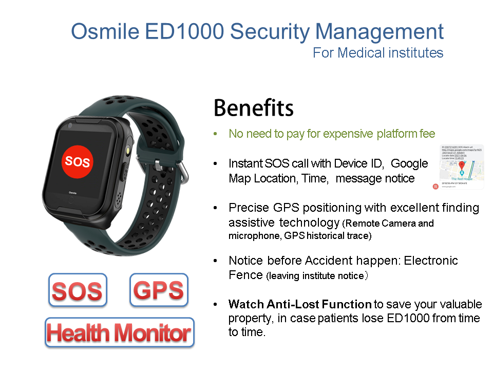 Osmile ED1000 GPS Tr|-OsmileAlzheimer's disease-Productos